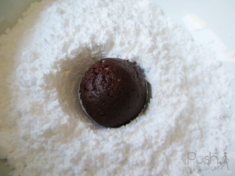Chocolate Snowcap Cookies - Posh in Progress