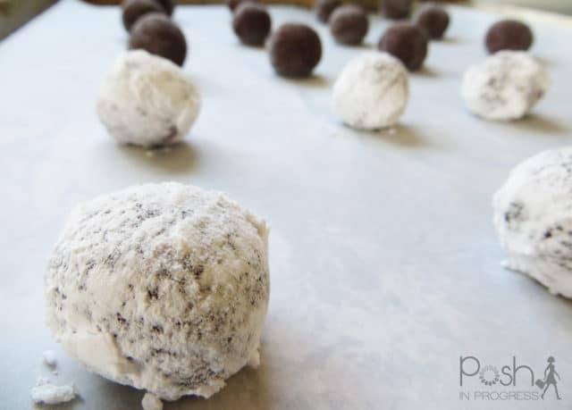 Chocolate Snowcap Cookies - Posh in Progress