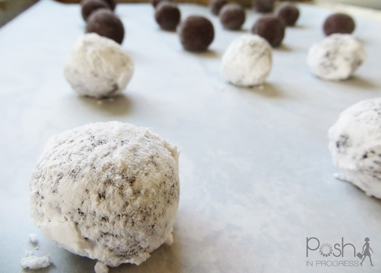 Chocolate Snowcap Cookies - Posh in Progress