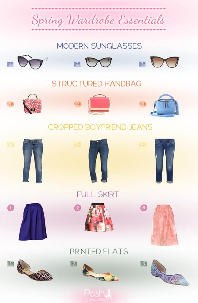 Five Spring Wardrobe Essentials - Posh in Progress