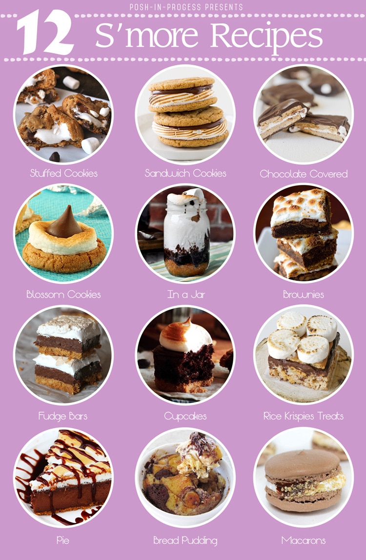 12 Delicious S'mores Dessert Recipes - Posh in Progress