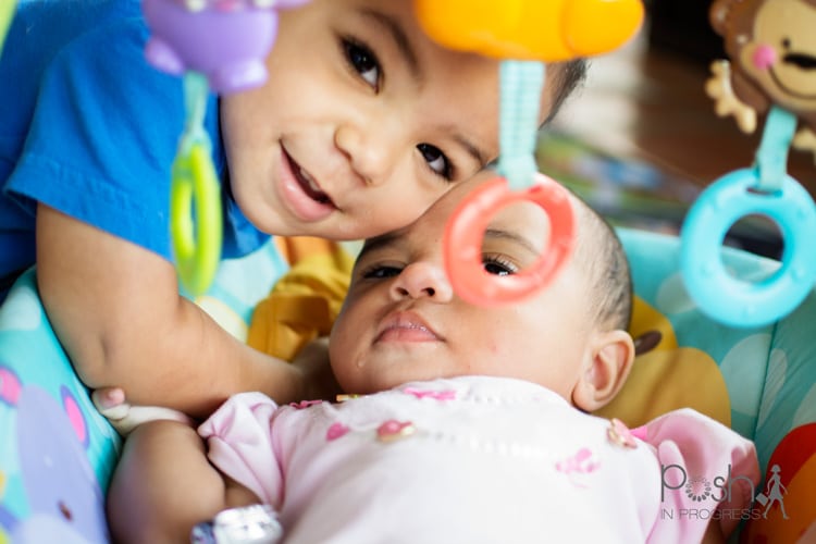 Sibling Relationships with a New Baby - Posh in Progress