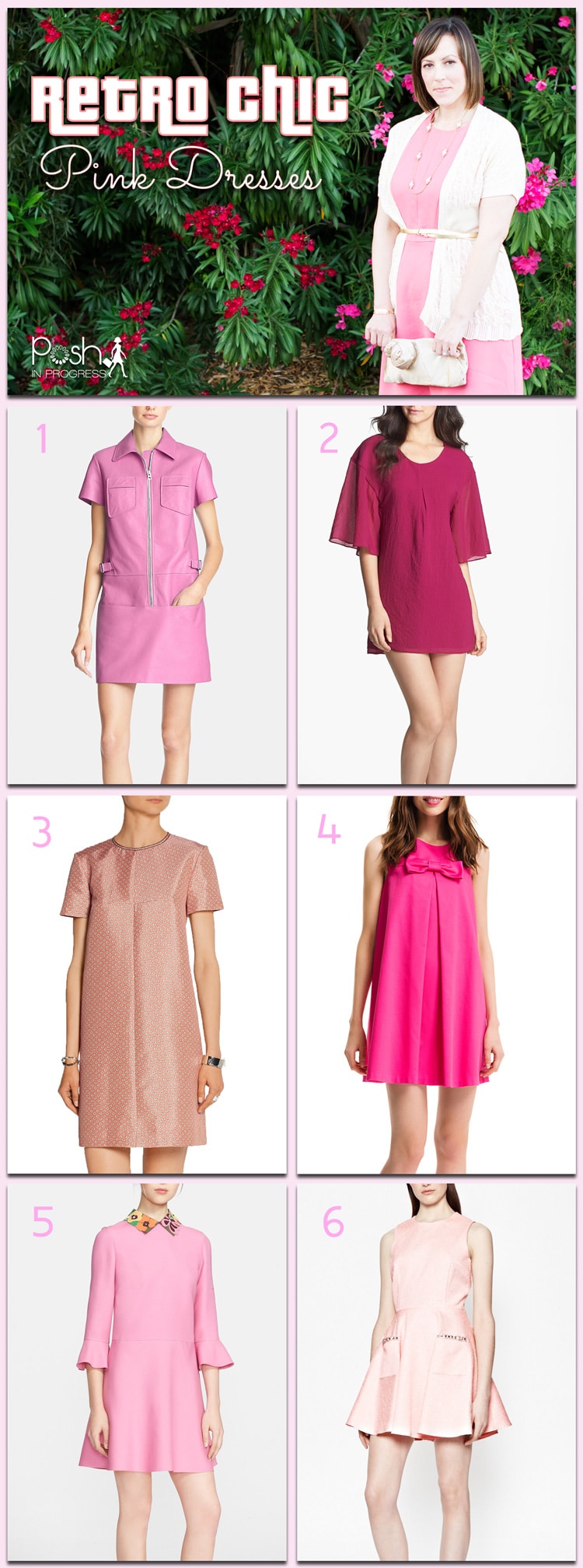Pink Retro Dresses - Posh in Progress