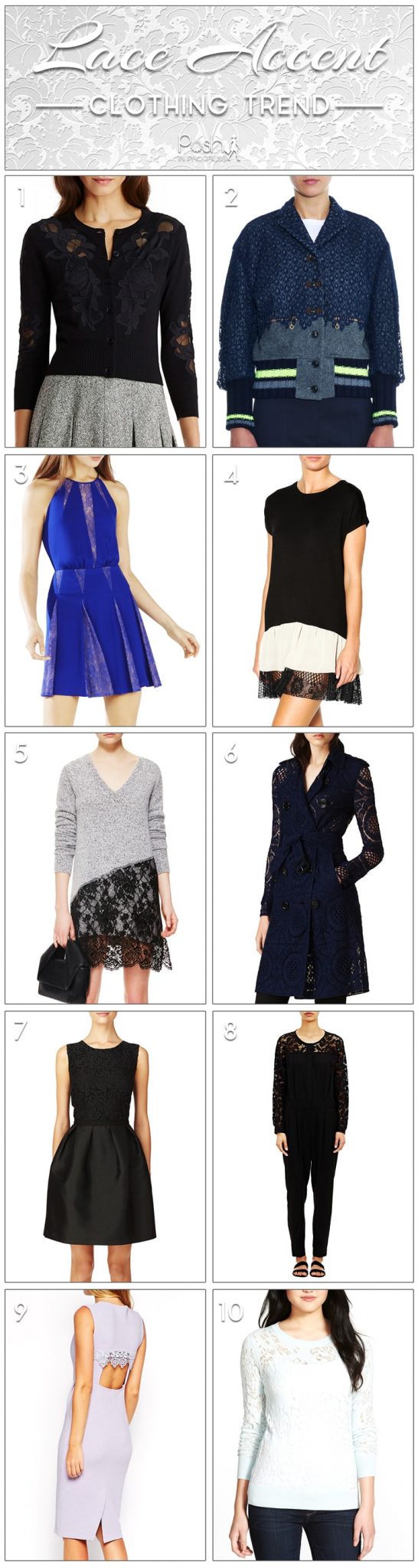 Lace Accent Clothing Trend - Posh in Progress