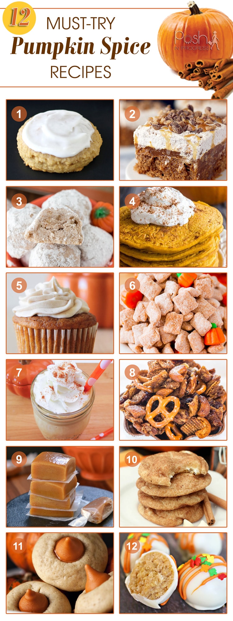 12 Pumpkin Spice Recipes - Posh in Progress