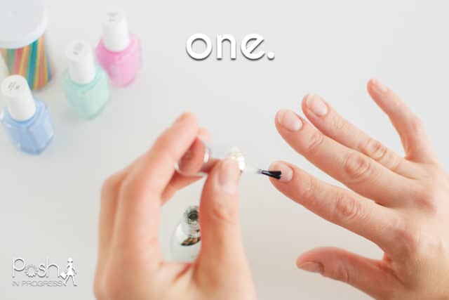 Simple Triangle Nail Art Tutorial - Posh in Progress
