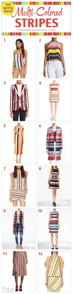 Multi-Colored Stripes is the Best Spring Trend - Posh in Progress