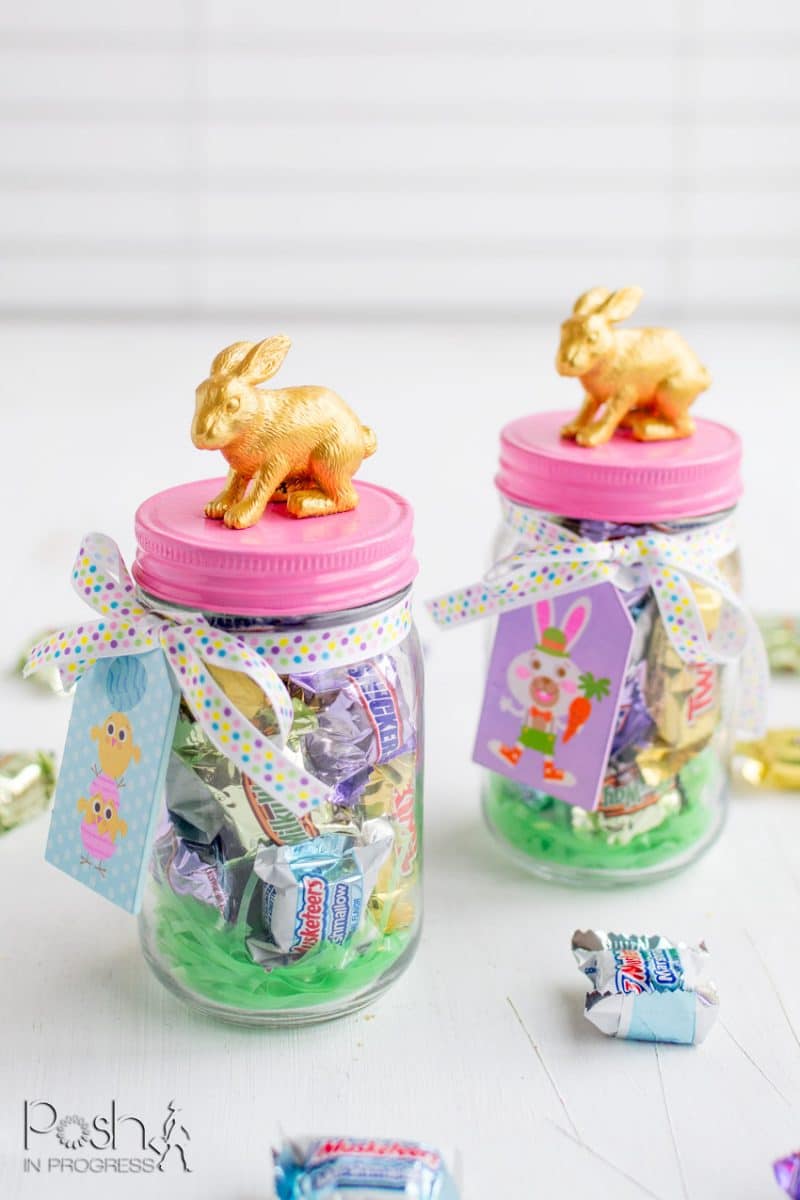 How to Make This Cute Bunny Candy Jar for Easy DIY Easter Decor - Posh ...