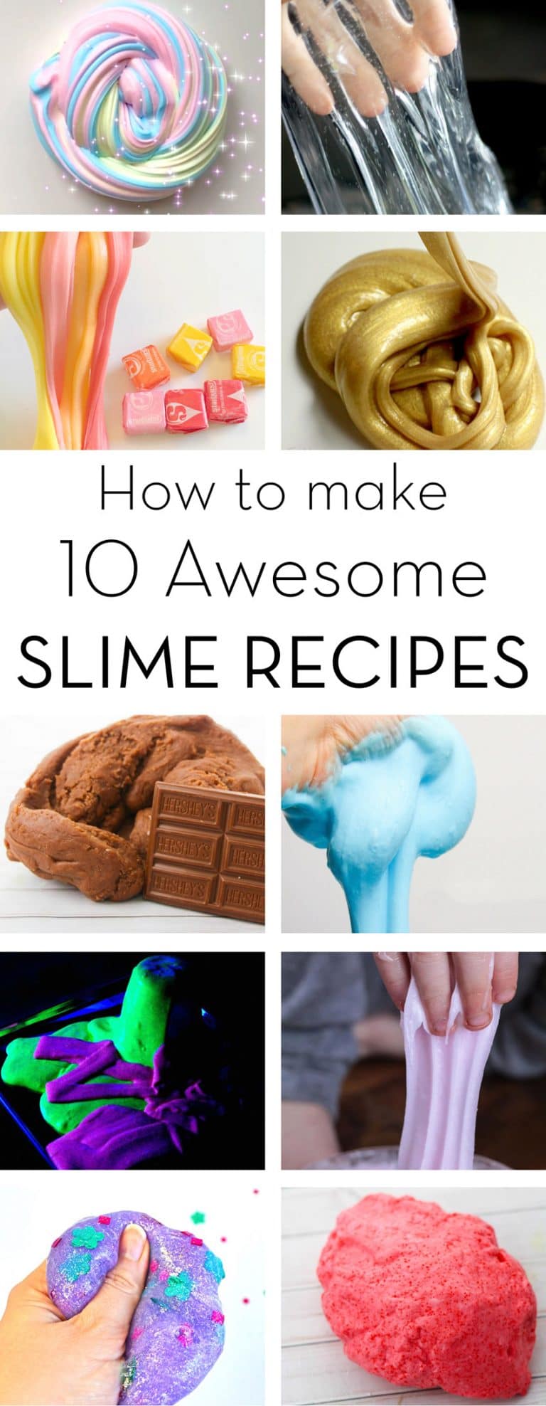 How to Make 10 Cool Slime Recipes Your Kids Will Love - Posh in Progress