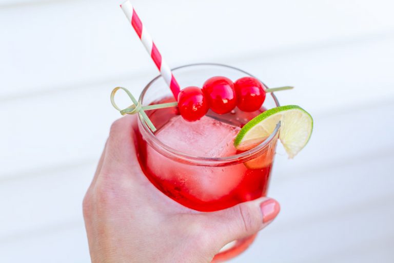 How to Make This Simple Cherry Lime Spritz Recipe - Posh in Progress