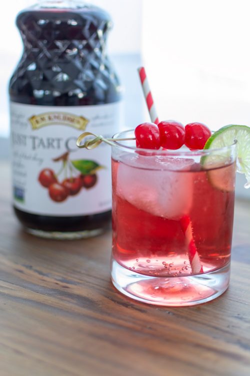 How to Make This Simple Cherry Lime Spritz Recipe - Posh in Progress