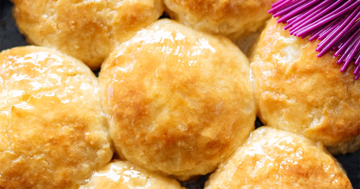 Homemade Honey Glazed Biscuits - Posh in Progress