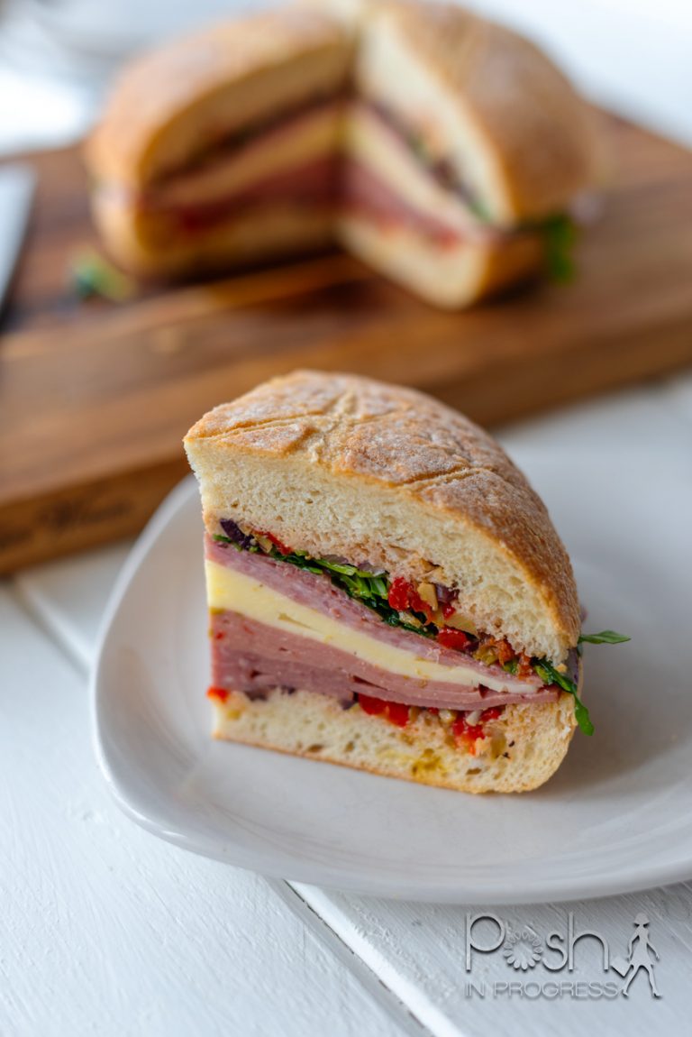 Delicious Muffuletta Recipe | LA lifestyle | Posh in Progress