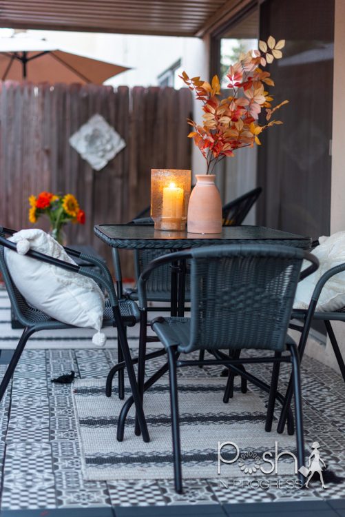 This DIY Patio Makeover For a Small Space Turned Out Amazing - Posh in ...