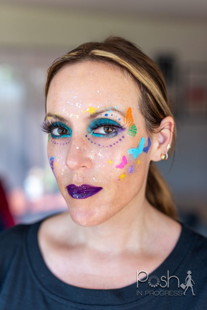 How Using Simple Face Paint Stencils Gave Me Stunning Results - Posh in ...