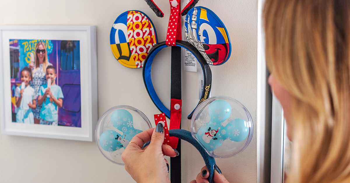 Disney Ear Holder Ideas: How to Organize Disney Ear Headbands - Posh in ...