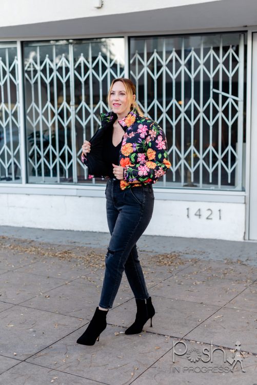 Floral Bubble Coat: How to Style a Puffer Jacket for Women - Posh in ...