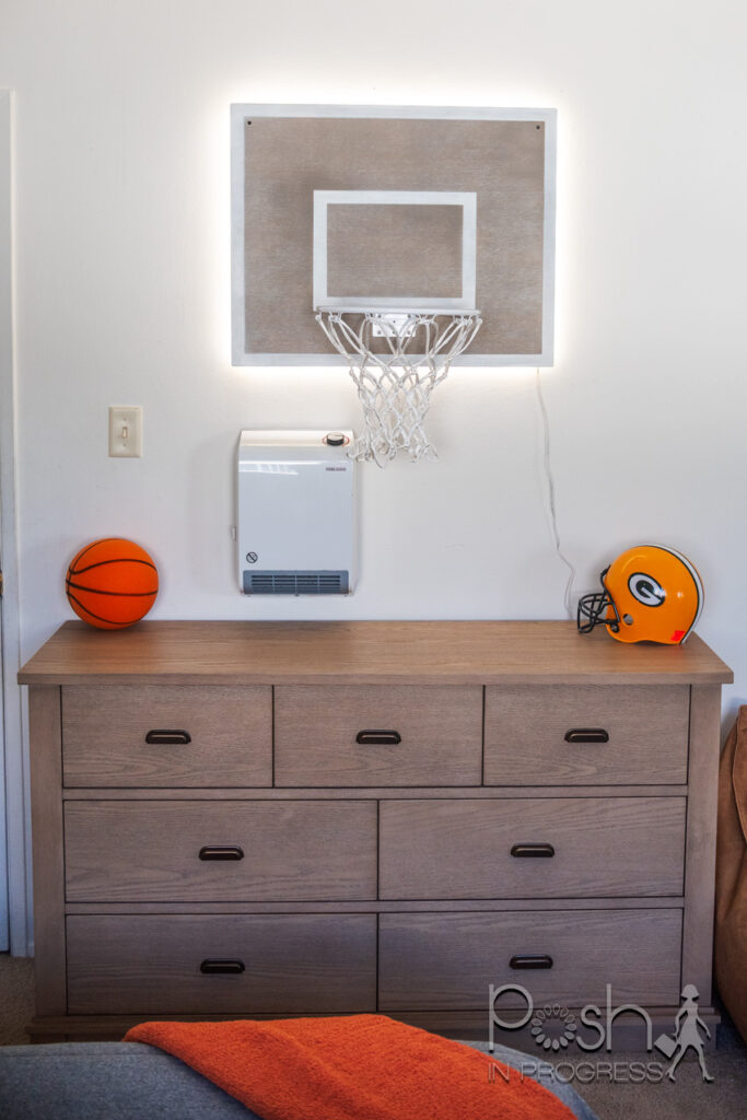 Cool Basketball Bedroom Decor: How to Makeover a Tween's Room - Posh in ...