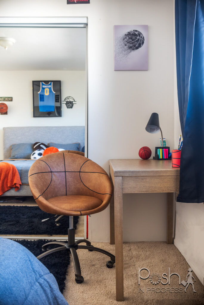 Cool Basketball Bedroom Decor: How to Makeover a Tween's Room - Posh in ...