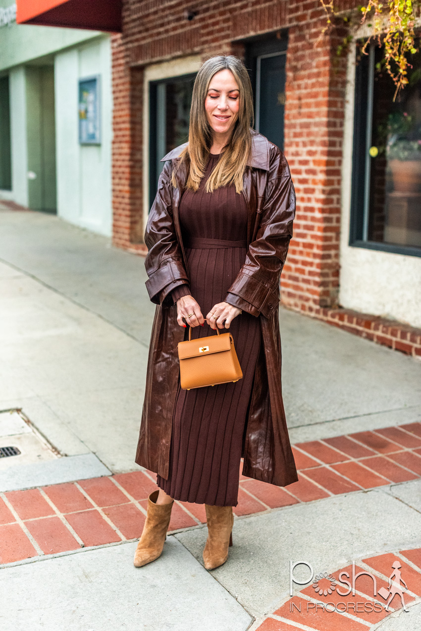 Why a Brown Trench Coat Is the Ultimate Statement Piece - Posh in Progress
